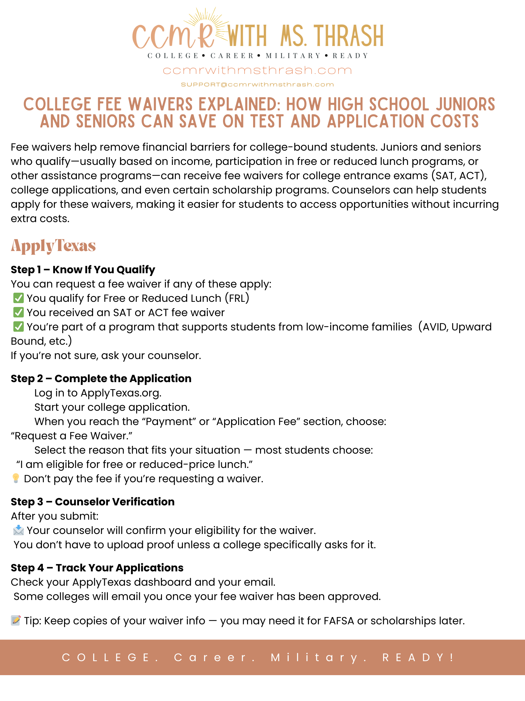 College Fee Waivers Explained: Requirements, Eligibility, and How to ...